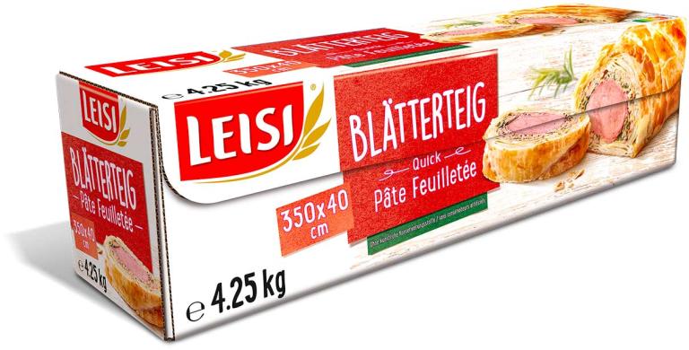 LEISI QUICK Blätterteig 4.25kg (350 x 40 cm) | Nestlé Professional